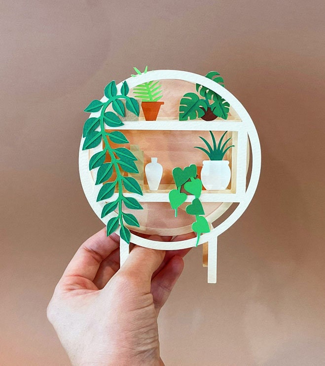 Plants Svg Paper Room Decor Paper Craft botanical - Etsy