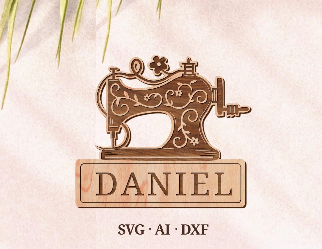 Sewing Name Sign SVG: Wood Sign Cutting File (digital Download) - Etsy