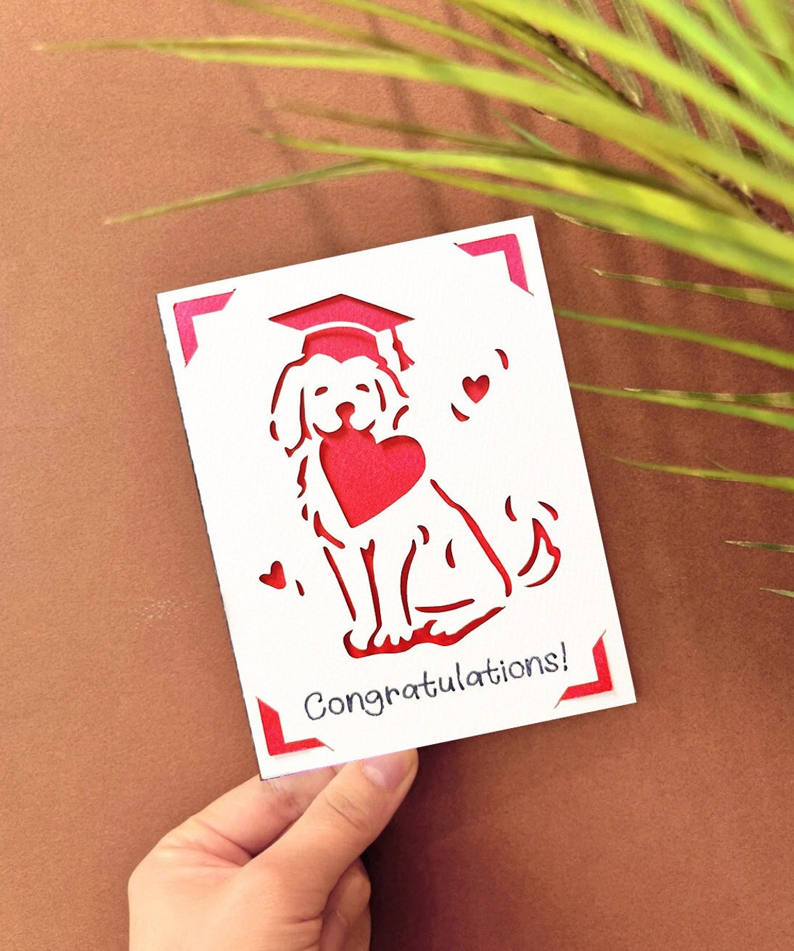 Congratulations Dog Card Svg, Dog Graduation Cricut Joy , Cutting Files ...