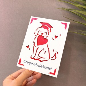 Congratulations Dog Card Svg, Dog Graduation Cricut Joy , Cutting Files ...