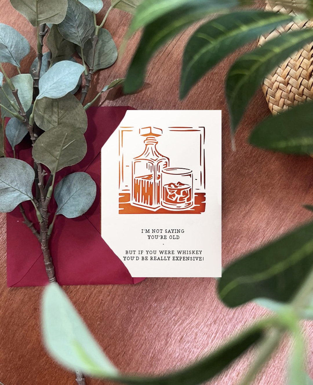 Whiskey Birthday Card Svg Funny Birthday Card Svg Cricut - Etsy UK