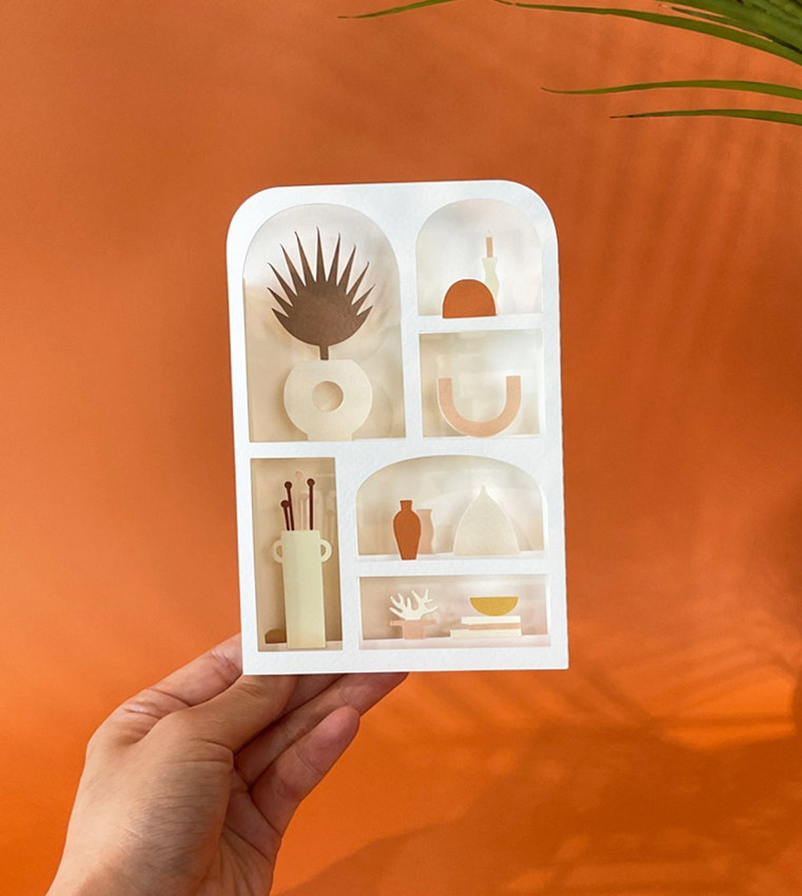 Unique Paper Cut Paper Room Decor Paper Craft card - Etsy