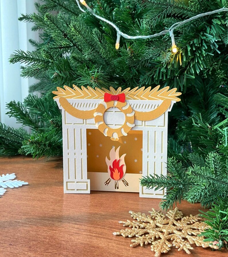 Christmas Pop up Card / 3d Card Svg / Paper Craft Svg /card - Etsy