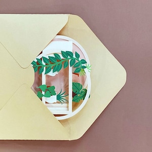 Plants Svg , Paper Room Decor , Paper Craft ,botanical Greetings Cards ...