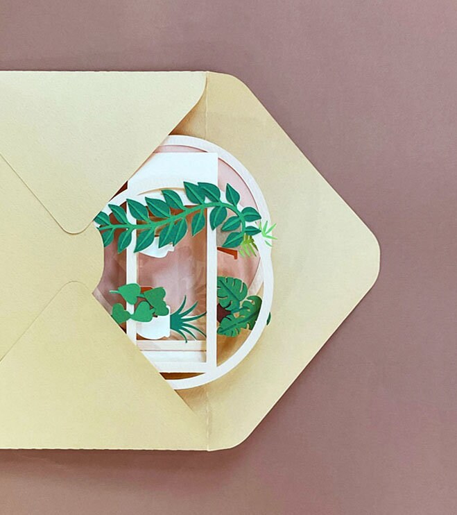 Plants Svg Paper Room Decor Paper Craft botanical - Etsy