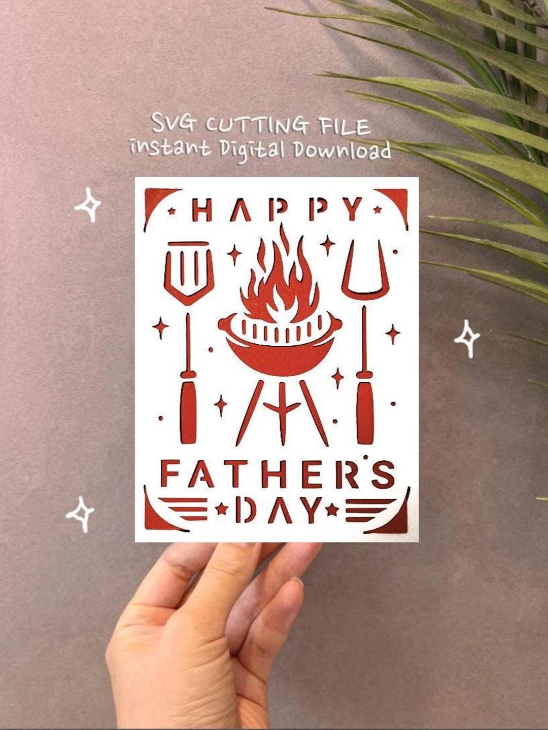 BBQ Fathers Day Card Svg, Father's Day Card Funny Cricut, Cricut Joy ...