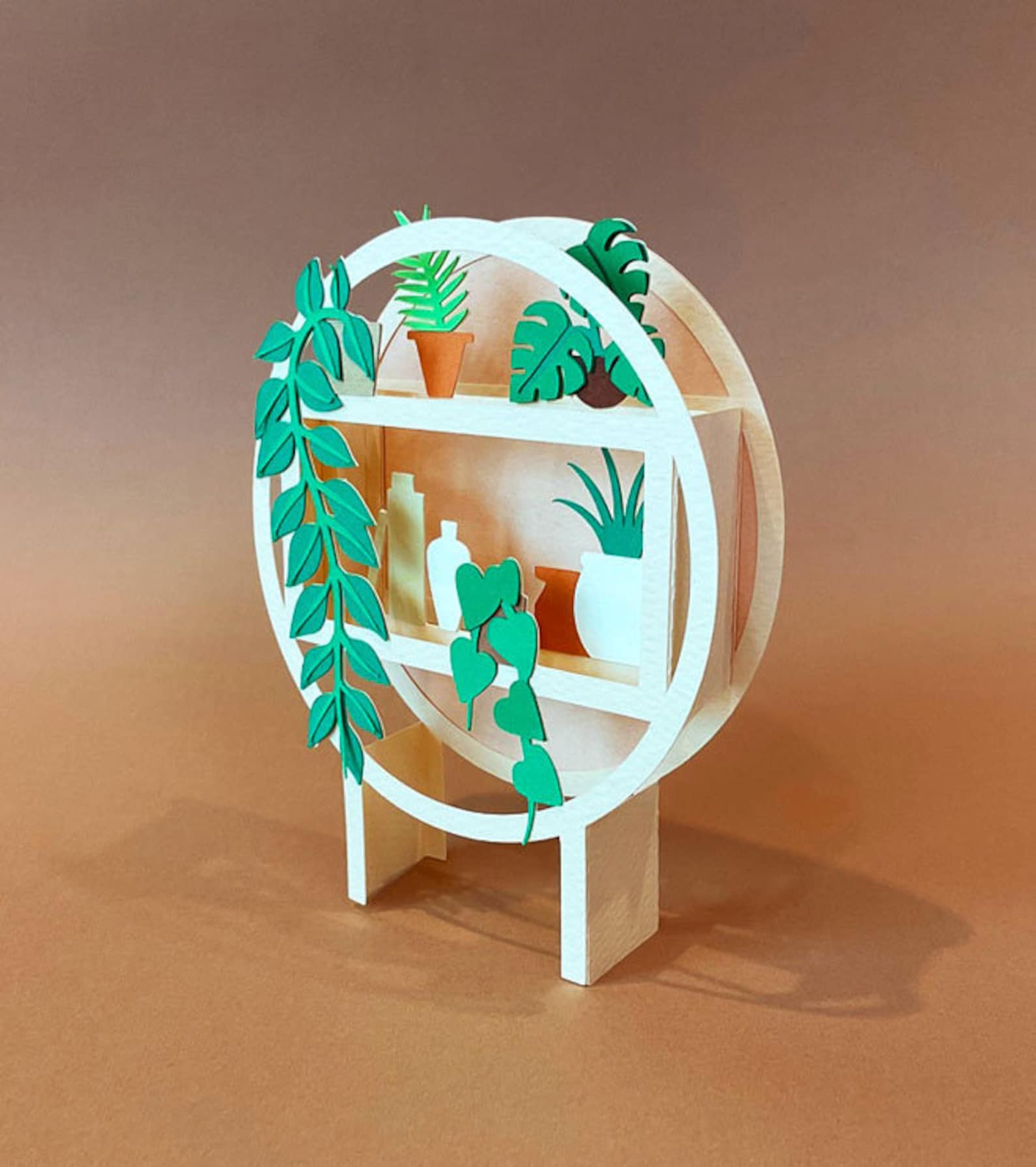 Plants Svg Paper Room Decor Paper Craft botanical - Etsy