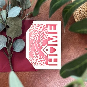 New Home Card Svg, New House Cricut, Home SVG File for Cricut, Digital ...