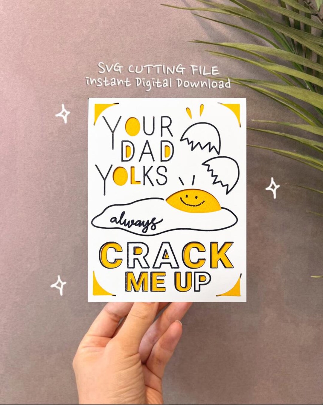 Jokes Father's Day Card Svg, Funny Dad Card Svg, Cricut Joy Fathers Day ...