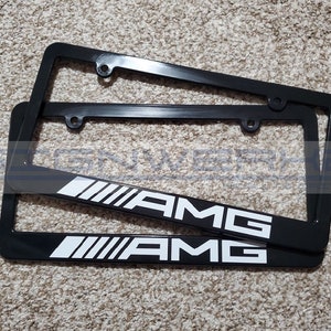 Amg License Plate Frame - Etsy