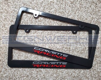 Corvette License Plate Frame - Etsy