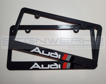 Audi Sport License Plate Frame - Etsy