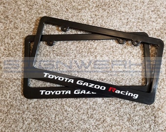 Gazoo Racing License Plate Frame - Etsy