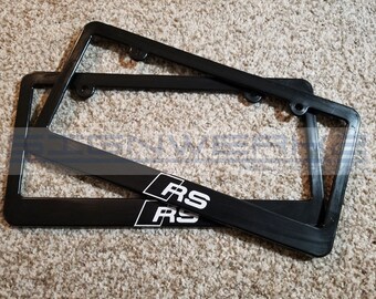 Audi Rs License Plate Frame - Etsy