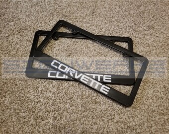 Corvette License Plate Frames - Etsy