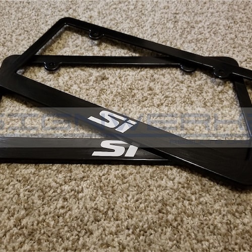 Honda Civic Si License Plate Frame - Etsy