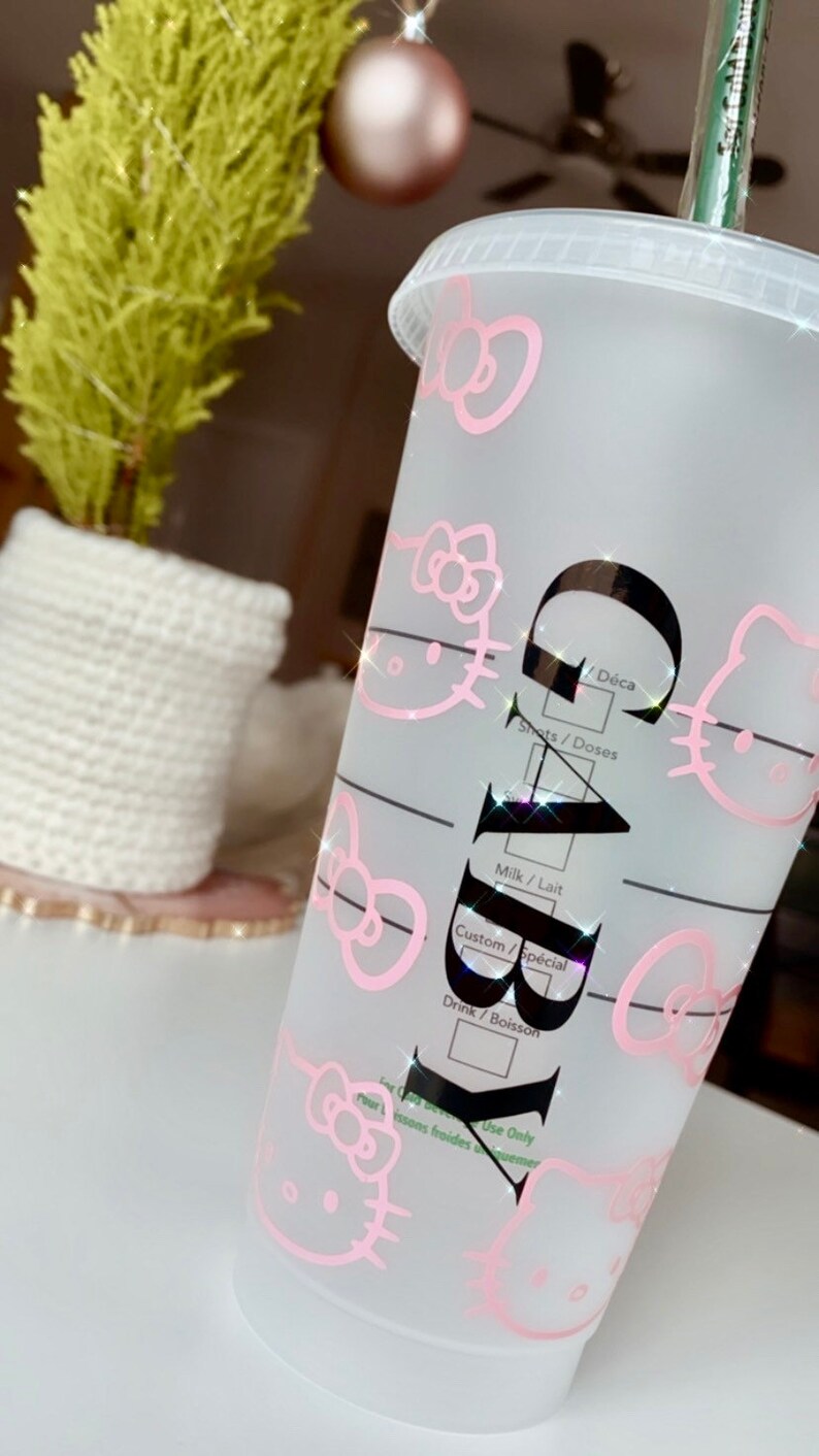 Personalized Kitty Cup 24oz - Etsy