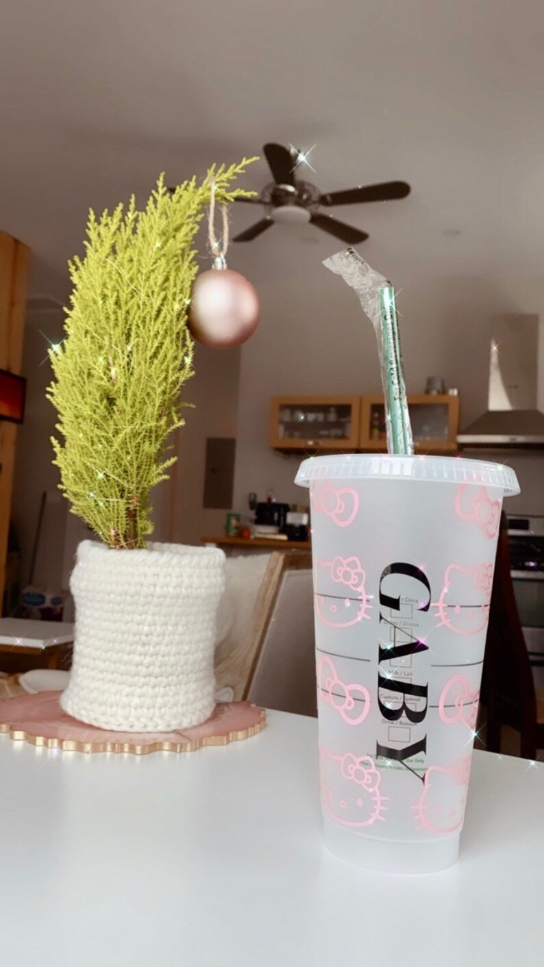 Personalized Kitty Cup 24oz - Etsy