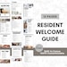 Resident Welcome Guide Template for Apartment Community Welcome Packet ...