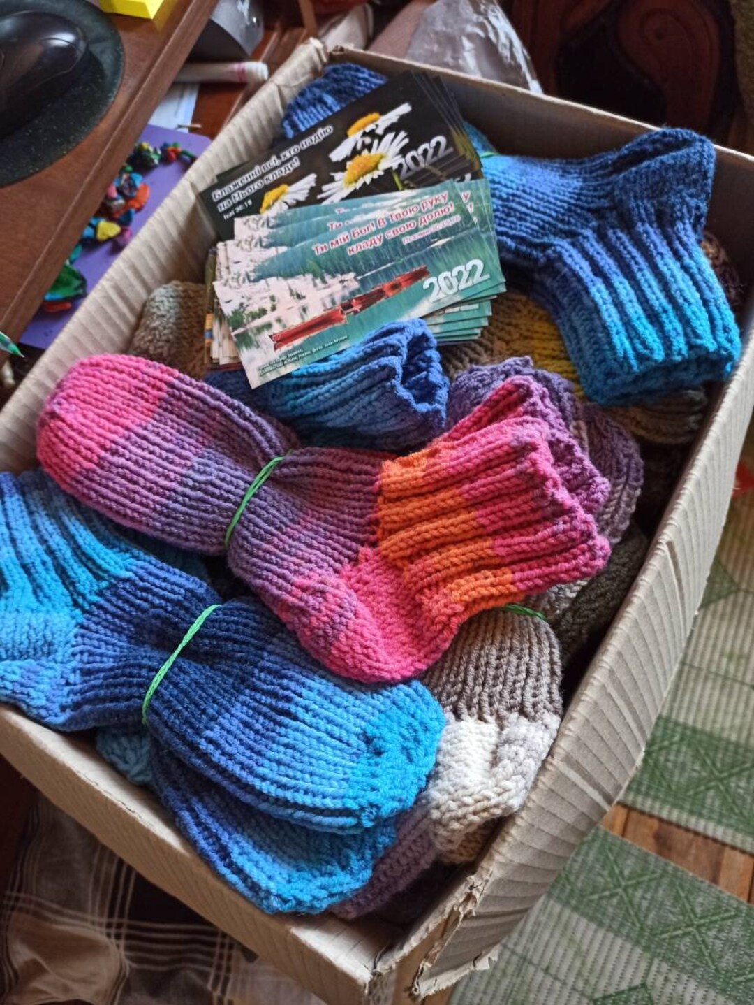 I Am From Ukraine. Glory to the Heroes! Knitted Socks. Warm Socks ...