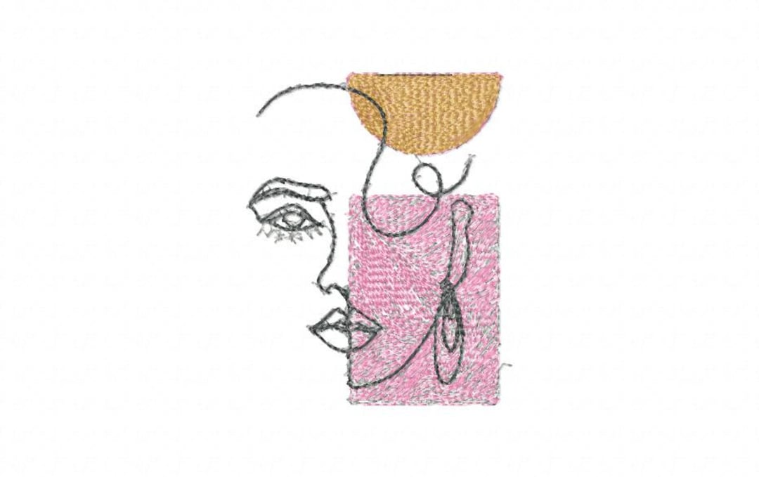 Scheme of Embroidery Face.design for Machine Embroidery Face ...