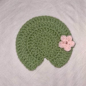 Lily Pad Coaster Crochet Pattern: With Optional Flower (PDF Pattern) - Etsy