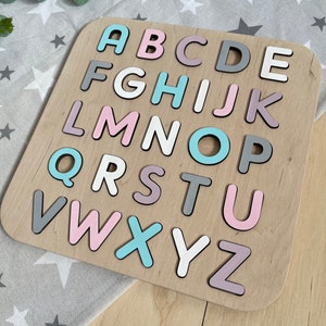 Laser Cut File Baby Alphabet Puzzle SVG, Alphabet Puzzle Digital ...