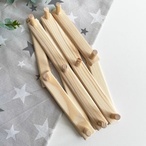 Wall Coat Rack for Kids Wooden Hanger With Hooks Baby Shower Gift for ...