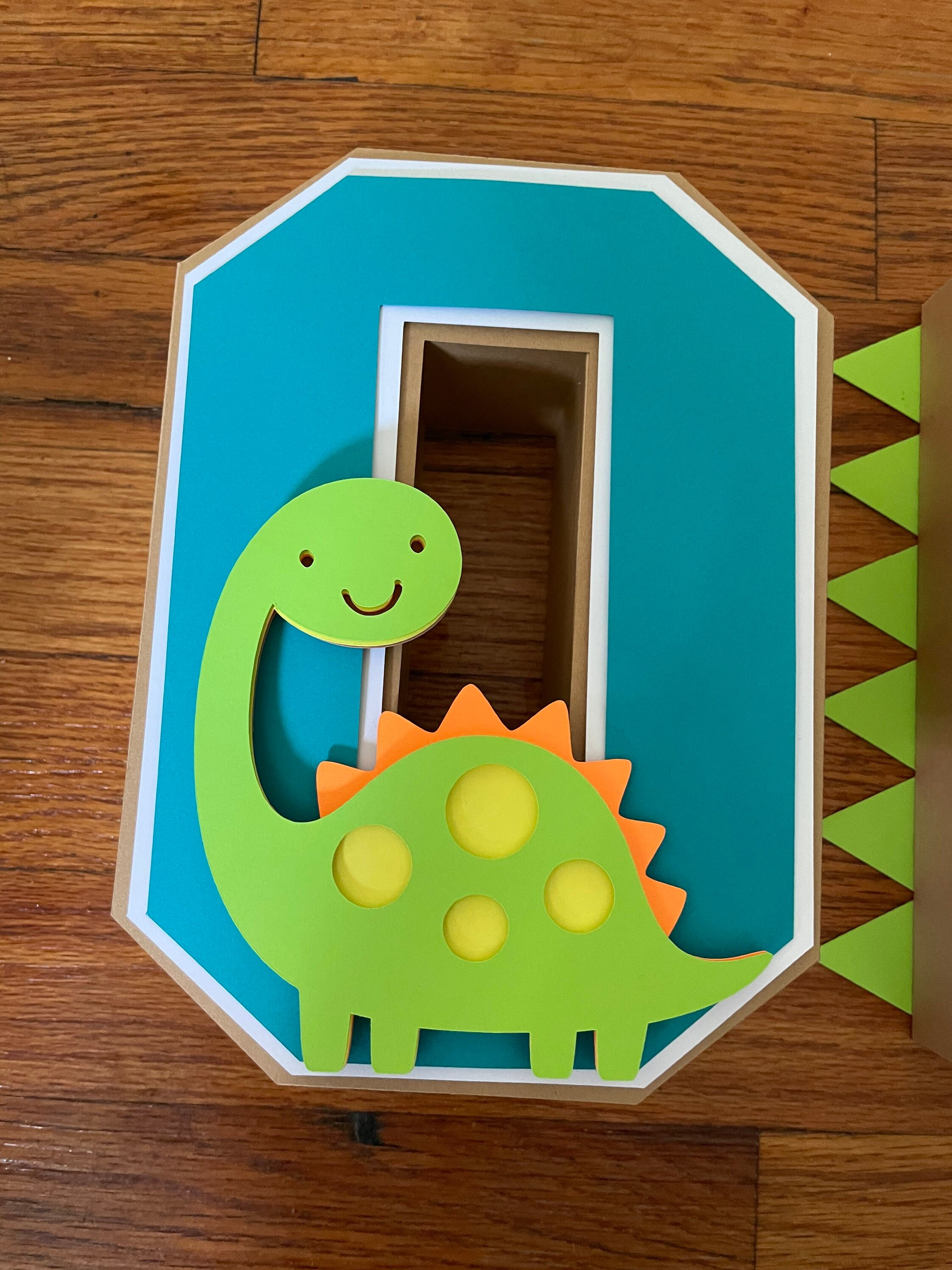 Dino ONE 3D Letters Dinosaur Dino Party Decorations - Etsy