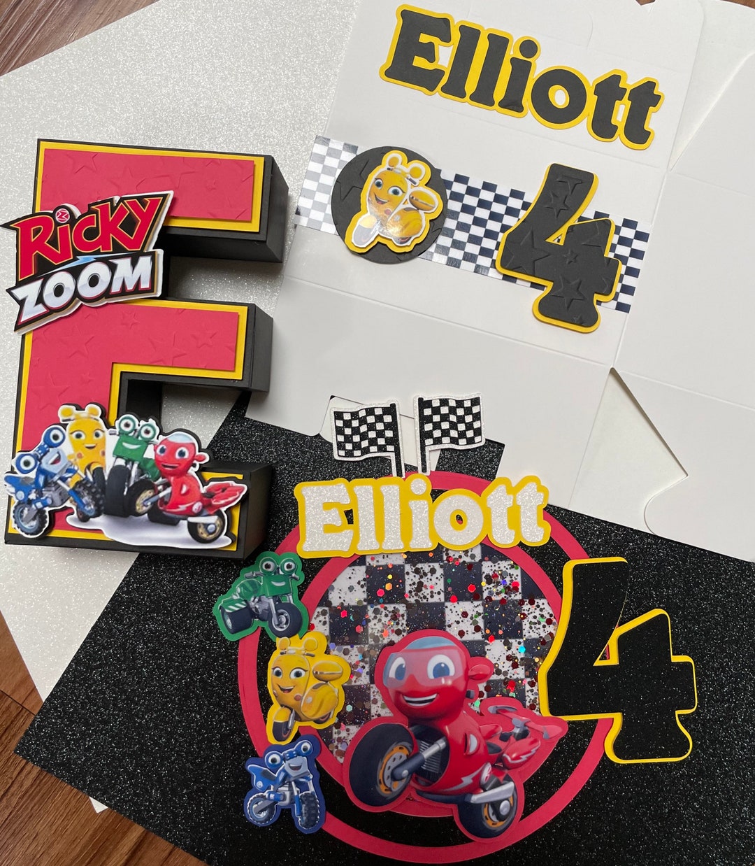 Ricky Zoom Gable Ricky Zoom Cake Topper Ricky Zoom - Etsy