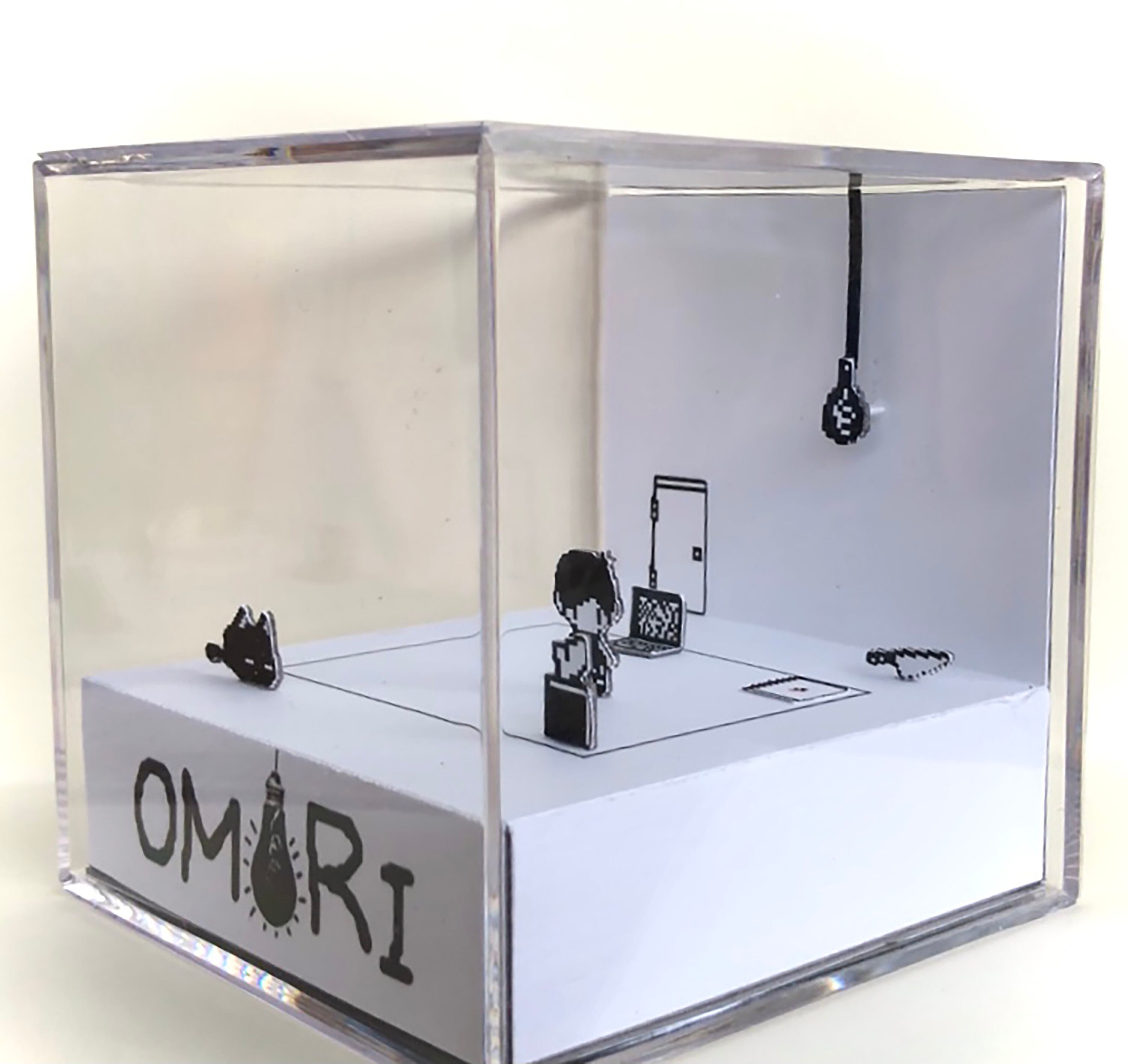 Omori White Space 3D Cube Diorama | Etsy