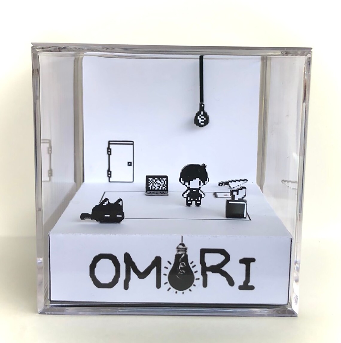 Omori White Space 3D Cube Diorama | Etsy