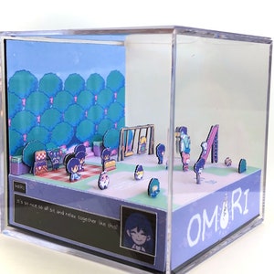 Omori Headspace Playground 3D Cube Diorama - Etsy
