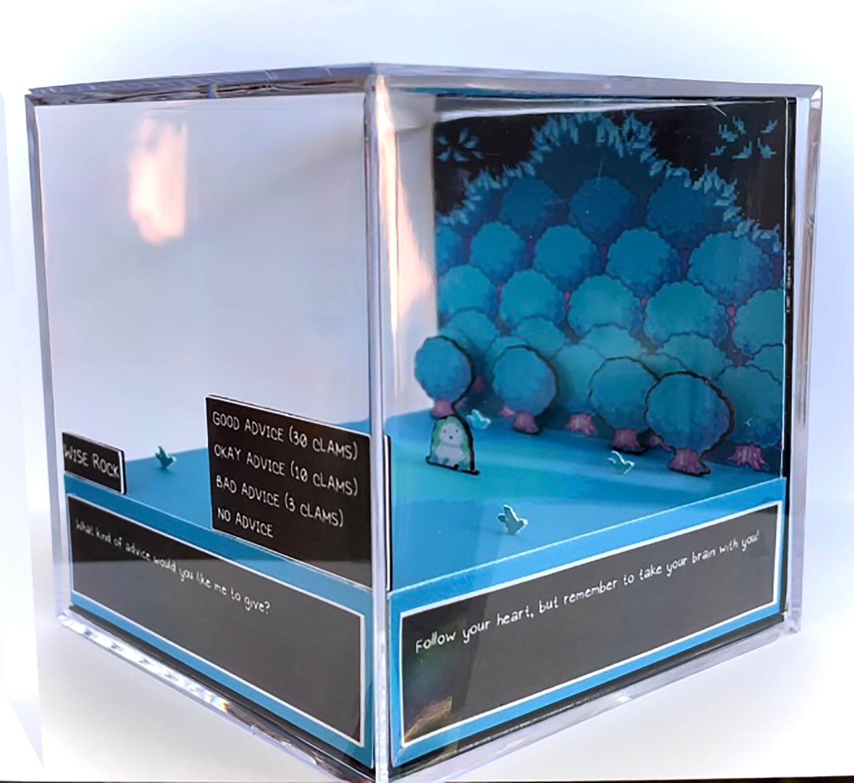 Omori Wise Rock 3D Cube Diorama - Etsy Canada
