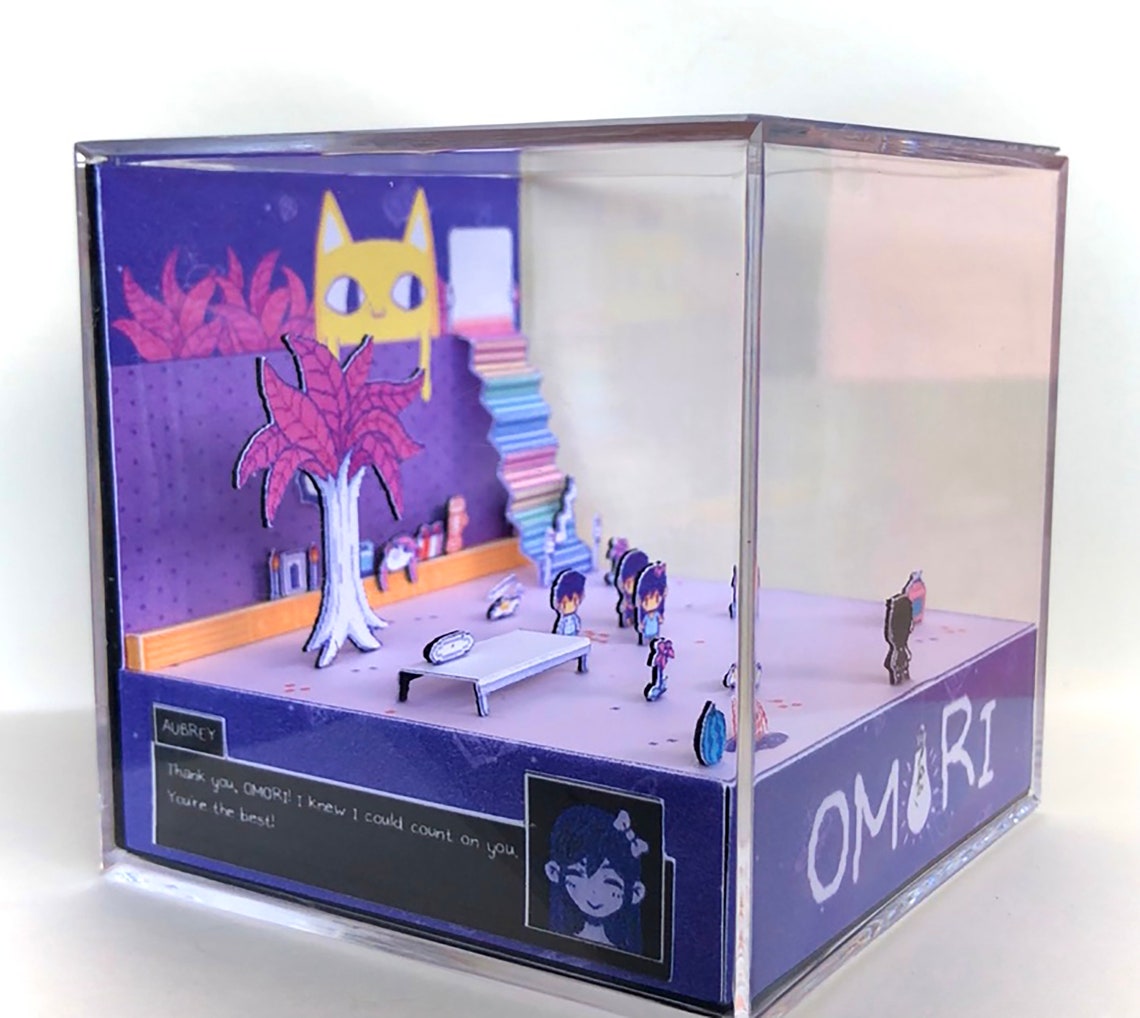 Omori Cube Diorama Bundle Stickers | Etsy