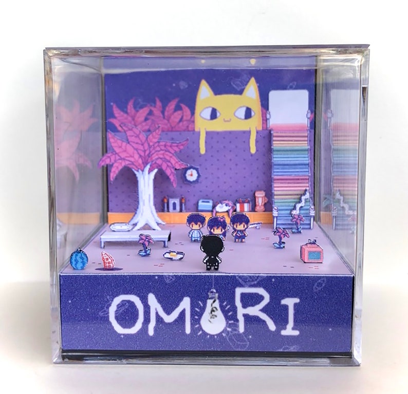 Omori Neighbor's Room 3D Cube Diorama - Etsy