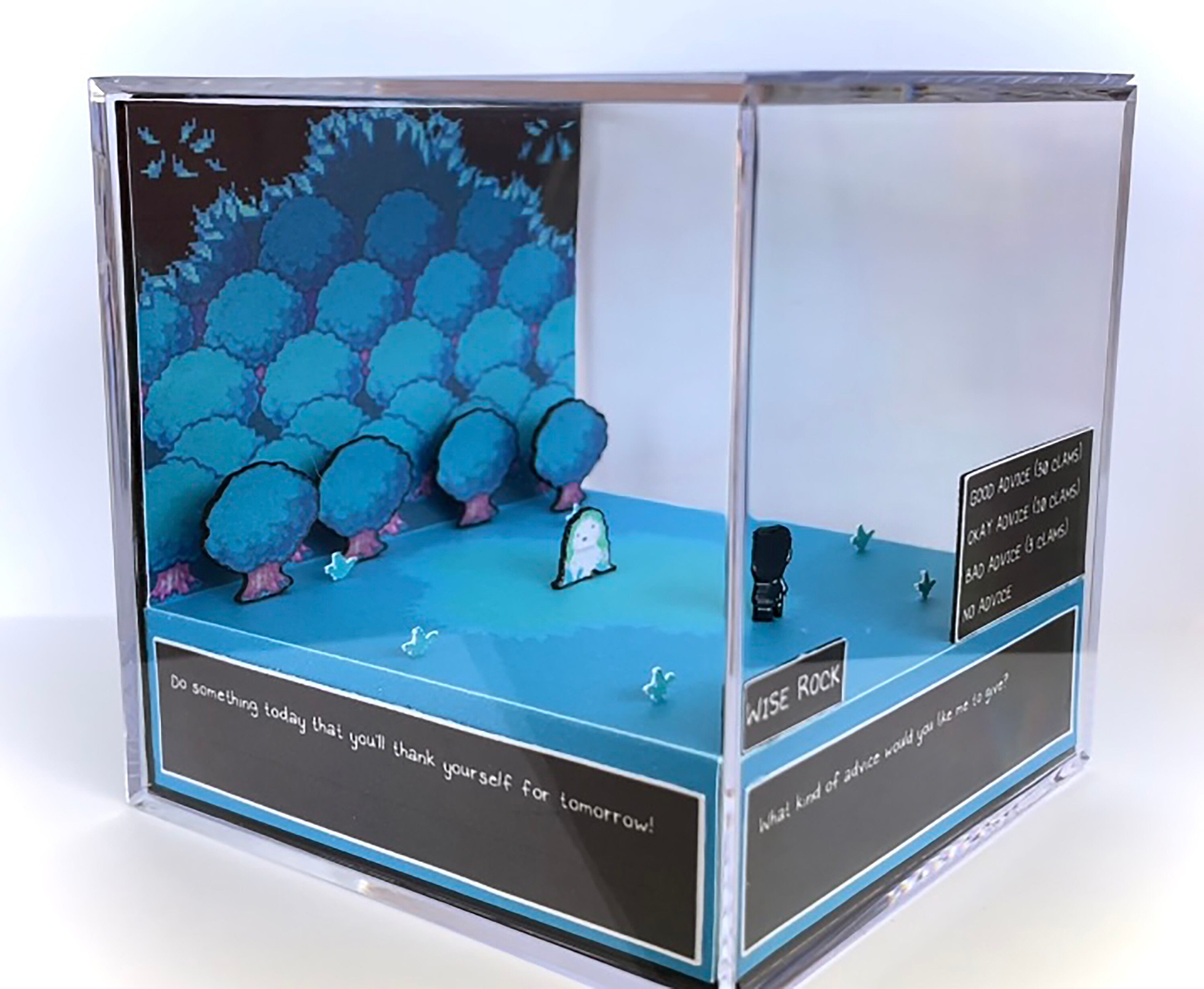 Omori Wise Rock 3D Cube Diorama - Etsy Canada