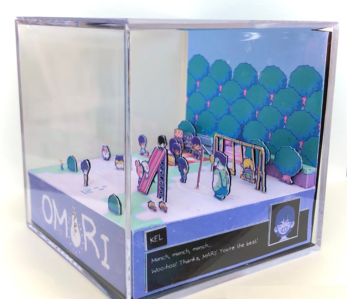 Omori Cube Diorama Bundle Stickers | Etsy