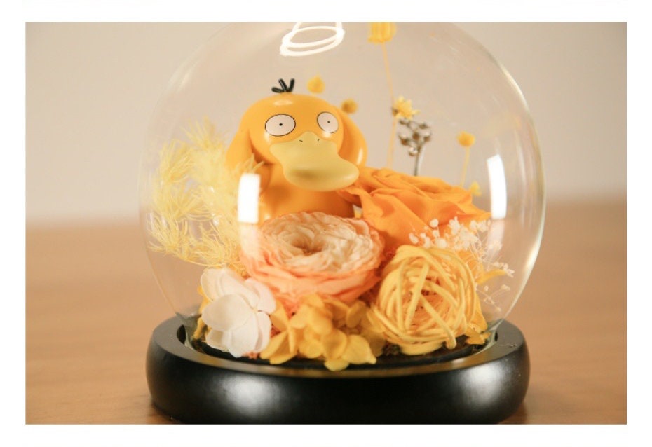 Pokemon Starter Pack Glass Dome With Light Ft. Pikachu, Bulbasaur ...