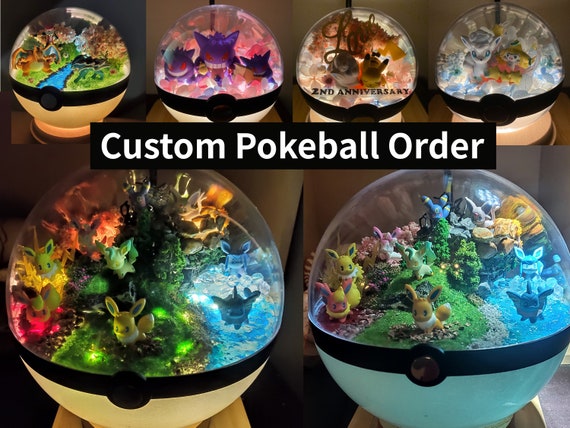 Custom Pokemon Ball Terrarium - Etsy