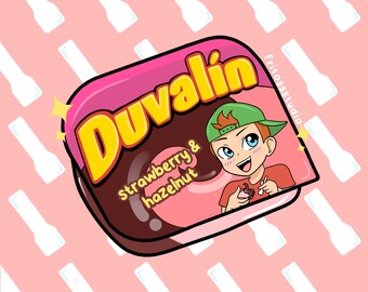 Duvalin Sticker | Etsy