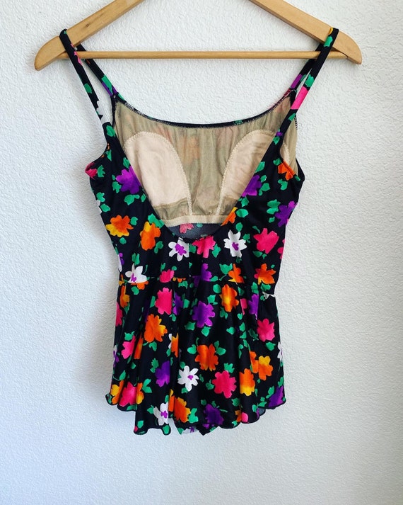 80s Vintage Maxine Of Hollywood One Piece Swimsuit W… Gem