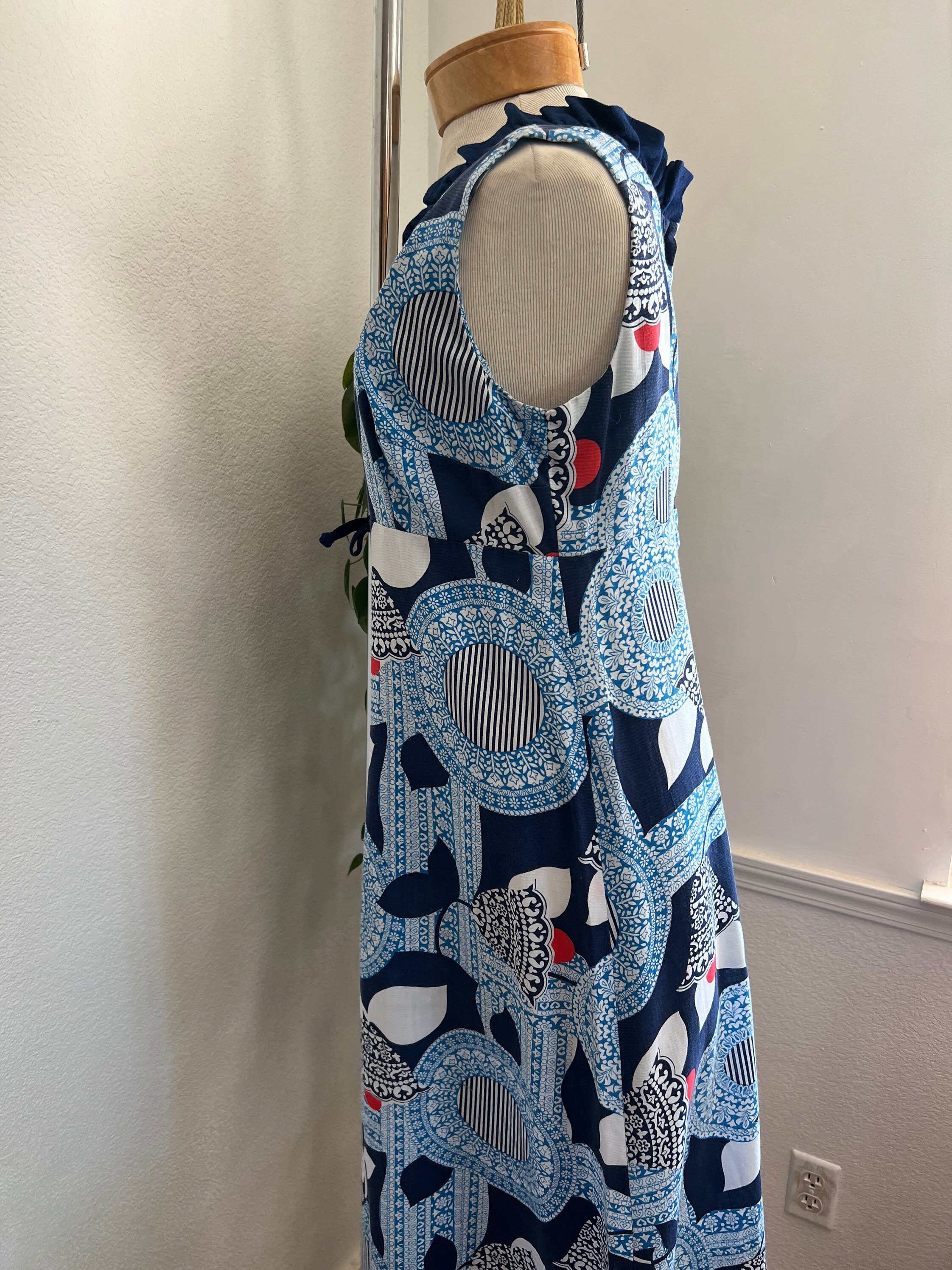 60s Vintage Baba Kea Honolulu Maxi Dress - Etsy