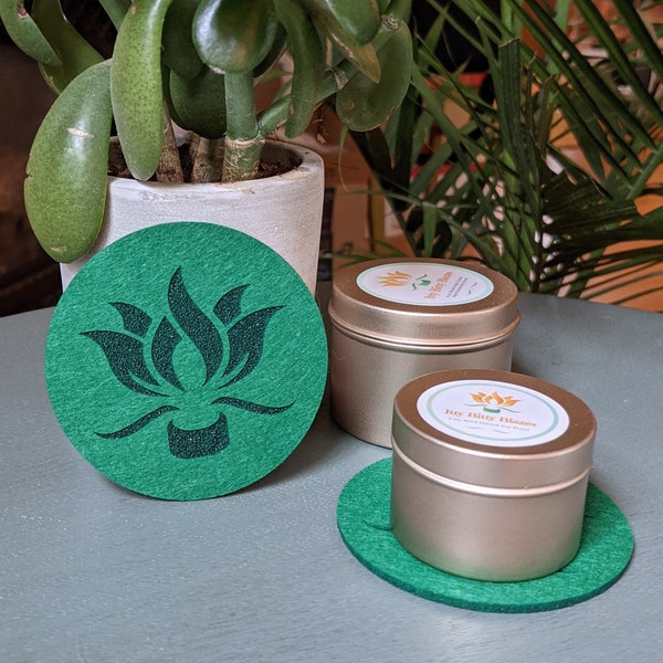 Candle Coaster - Etsy