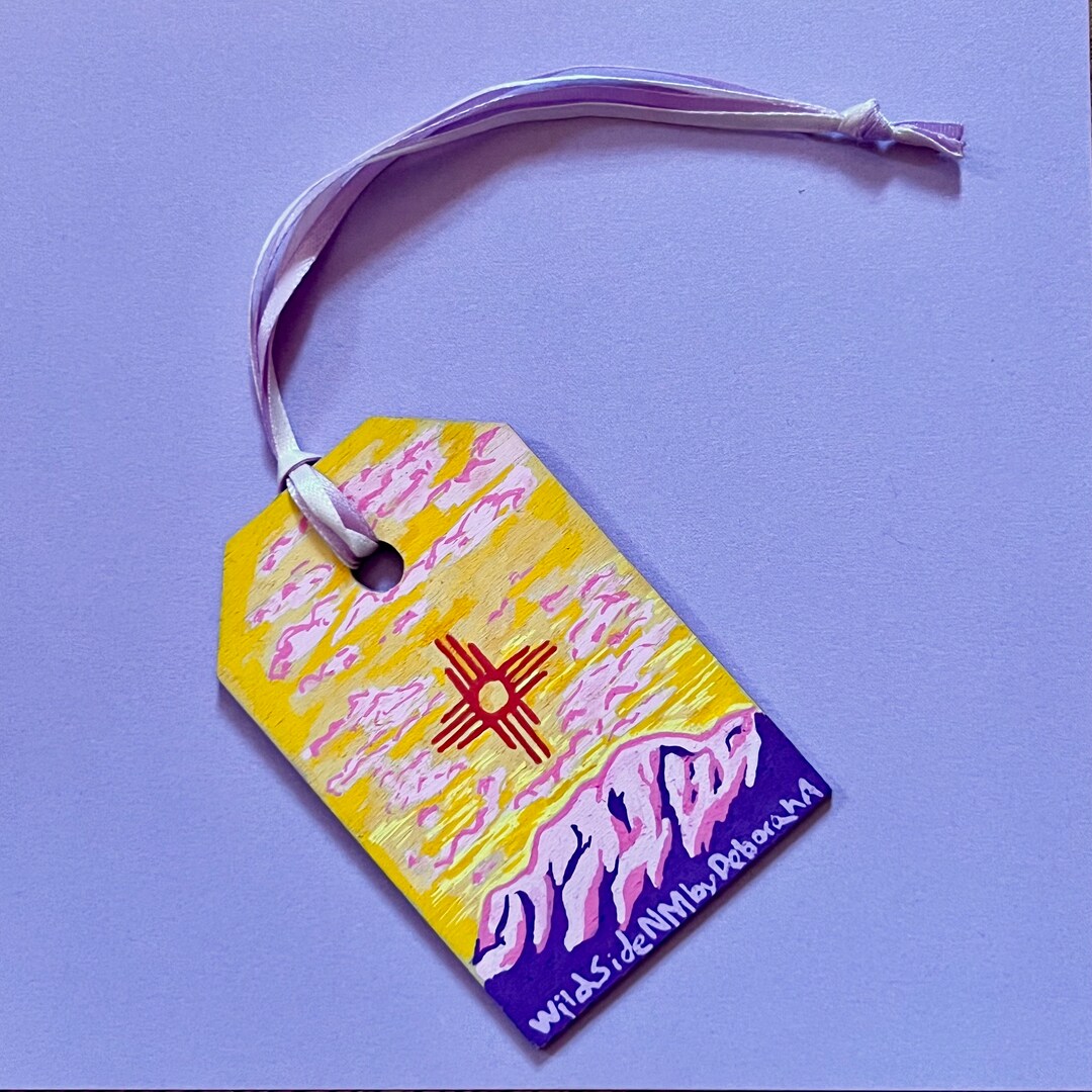 Land of Enchantment Wooden Gift Tag - Etsy