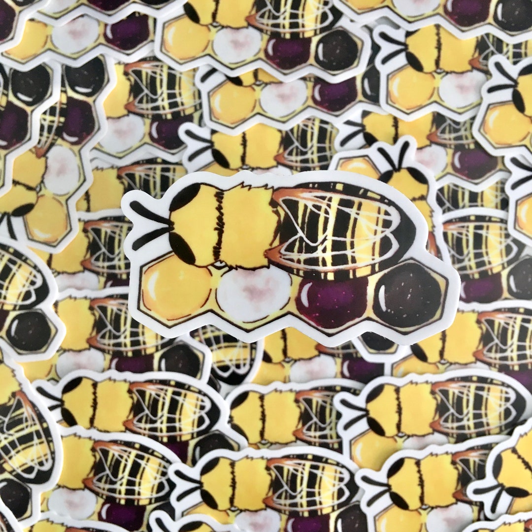 Part of the Swarm Sticker Aesthetic Art Insect Bumblebee - Etsy