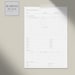 Medical Information Sheet | A5 Printable Planner Inserts | Simple ...