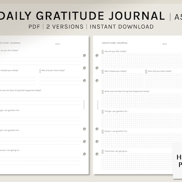 Gratitude Planner - Etsy