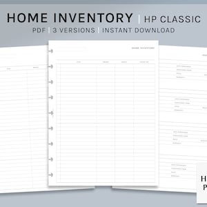 Housekeeping Inventory Sheet - Etsy