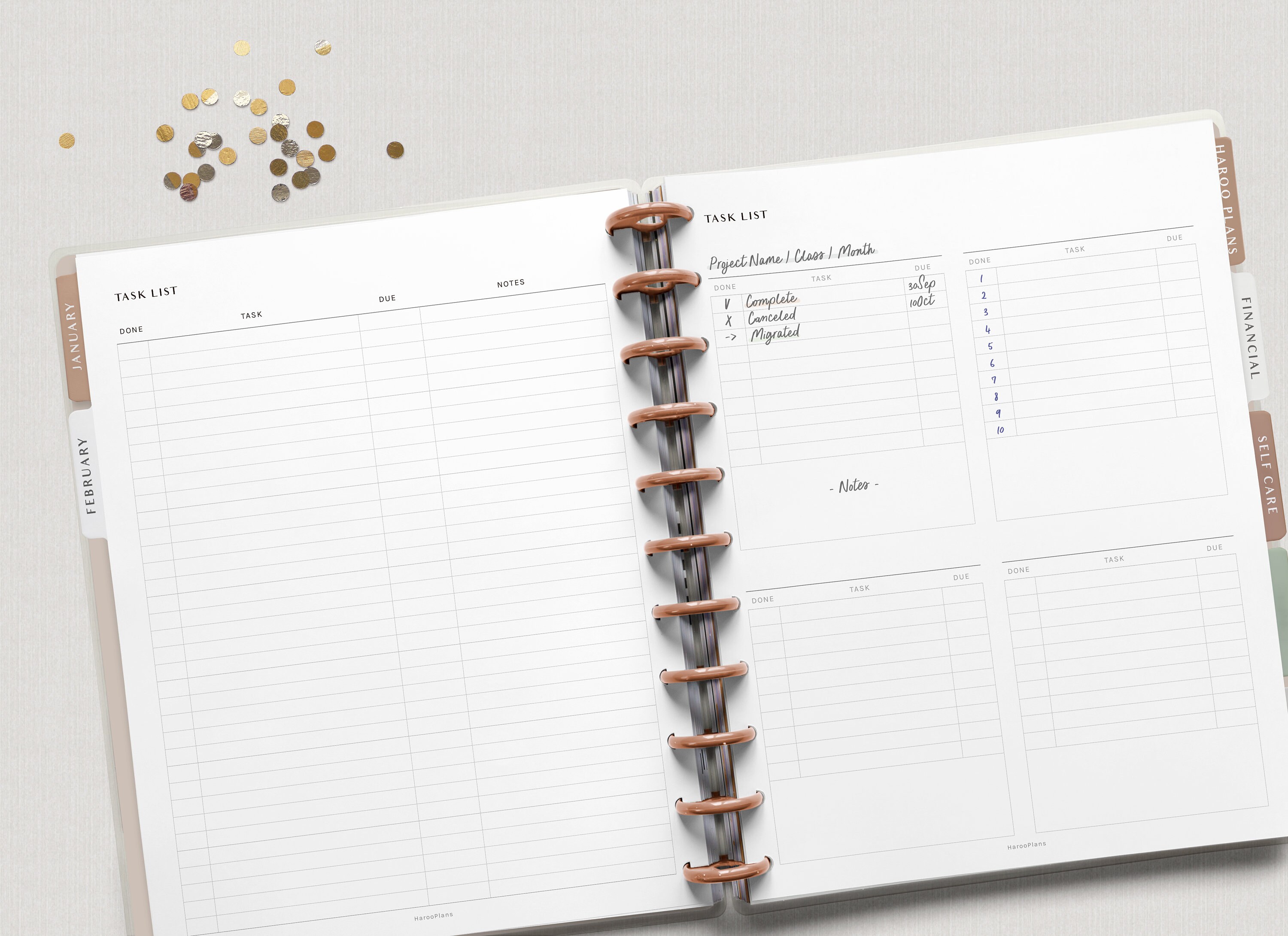 Task List A4 US Letter Printable Planner Inserts to Do | Etsy